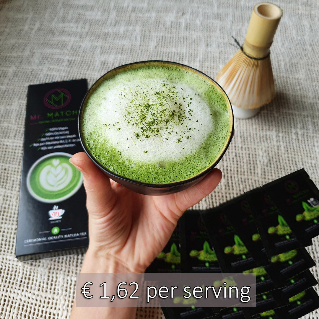Ceremoniële Matcha Thee - Doos met 40 Sachets – Mr.MATCHA