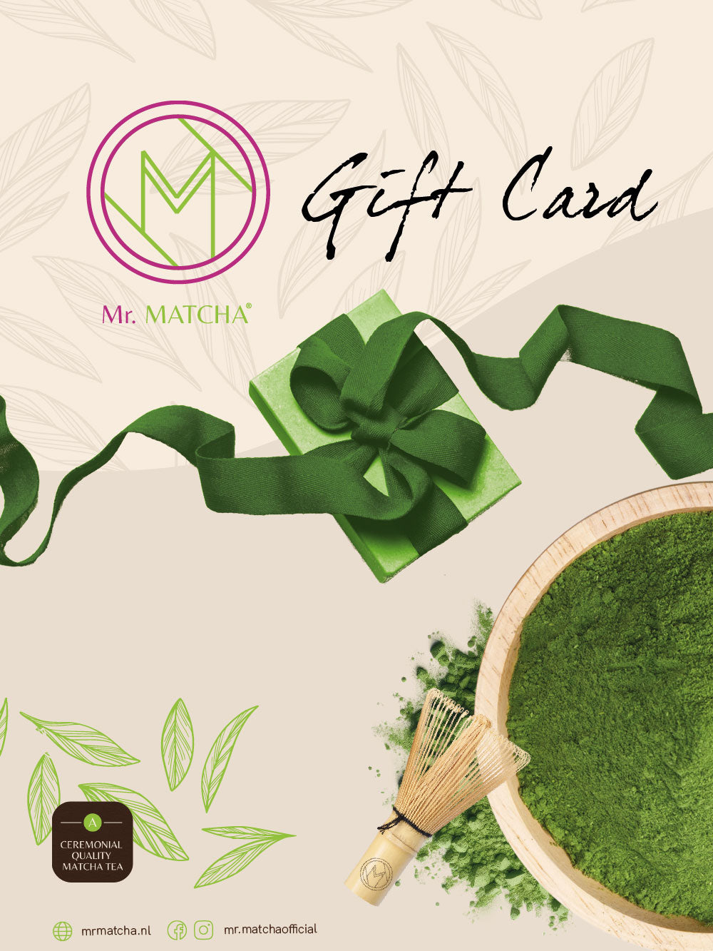 Mr.MATCHA cadeaukaart